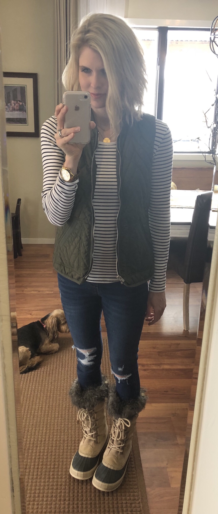 Awesome Booties, an OOTD, and an Adorable Blue Dress – Adventures in ...